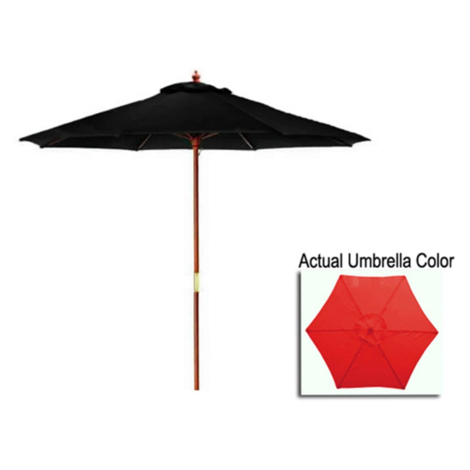Northlight 8 ft. Wooden Patio Umbrella - Walmart.com