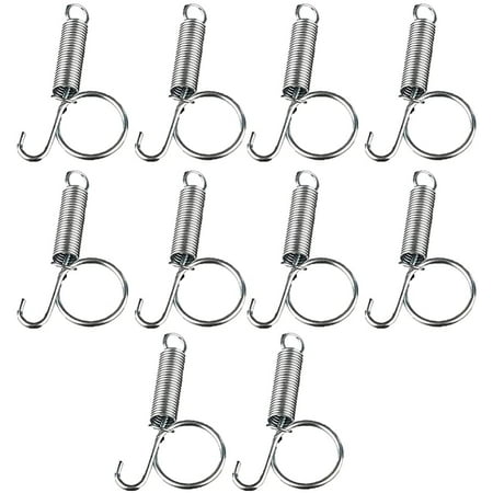 10PCS Metal Finger Spring Latch Hook for Fixing Pet Cage Door for Wire ...