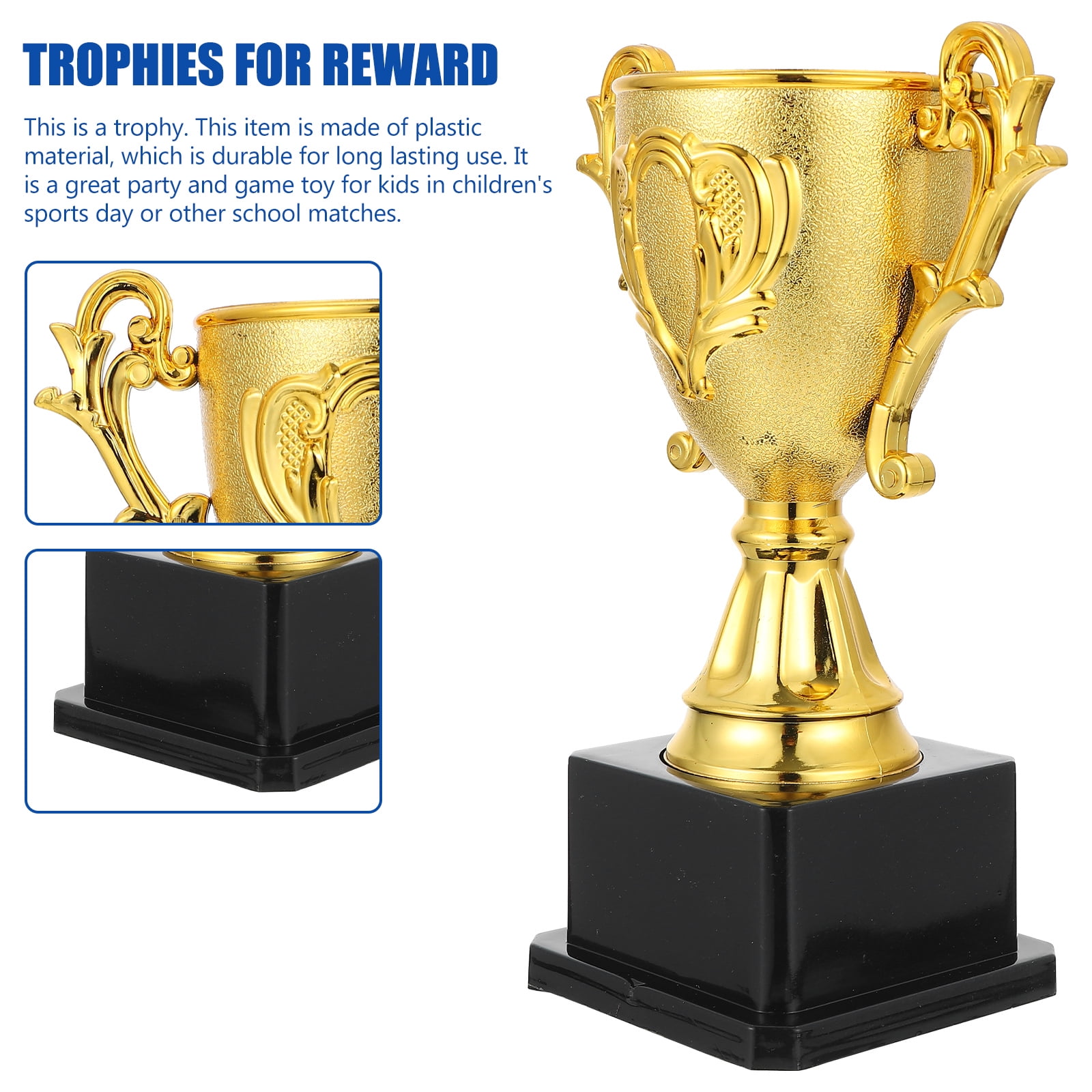 Buy Frcolor Trophy Trophies Award Kids Forcup Winner Party Gold Sports ...