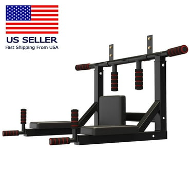 Titan Fitness Adjustable Pull-Up Exercise Bar, Wall-Mount, 500 LB ...