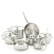 Maxam® 18pc Stainless Steel Cookware Set with Steam Control™ Knobs ...
