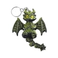 1pc 3D Printed Chameleon & Flying Dragon Keychains: Cute Color Key ...