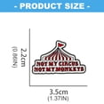 Cartoon Circus Tent Alloy Brooch Pin Stylish Badge For Daily Use As ...