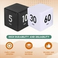 2PCS Cube Sensor Flip Timer Kitchen Timer Management and Countdown 1-3 ...