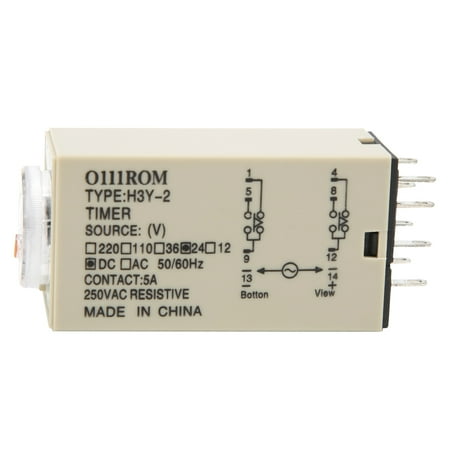 Timer Delay, Timing Relay, 0~60 Minutes H3Y-2 For Industrial Control ...