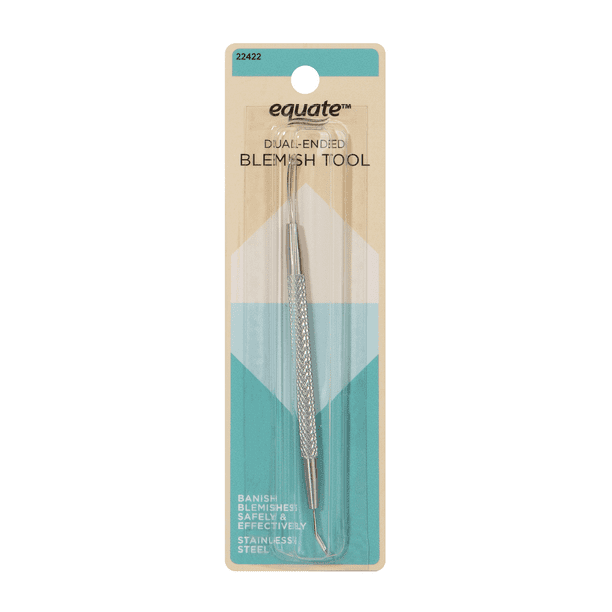 Equate Stainless Steel Dual-Ended Blemish & Pimple Extractor Tool ...