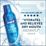 Oral-B Dry Mouth Oral Rinse Mouthwash, Moisturizing Mint, 16 fl oz ...