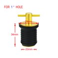 1inch Twist Type Brass Rubber Drain Plug Livewell Marine Boat ...