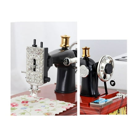 Trumpet Sewing Machine Music Box Nostalgic Simulation Music Box Gift ...