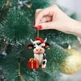 2D Acrylic Cow Farm Animal Hanging Ornament For Ceiling Wall Door ...