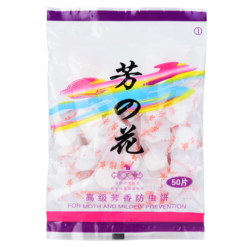 Bola de Alcanfor ANGGREK Bola de Polilla de Insectos para Armario Cajón ...