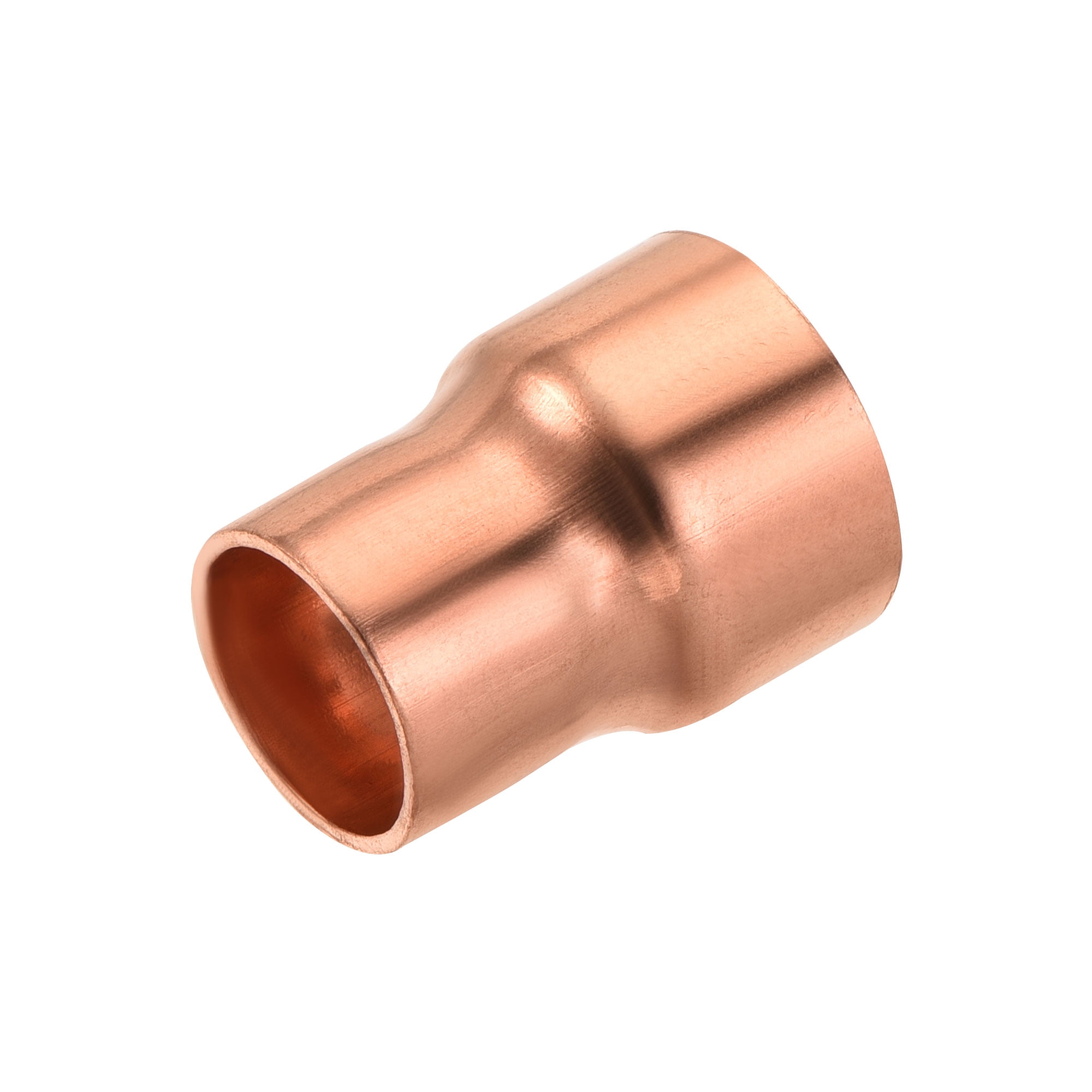 Uxcell Copper Reducing Coupling Fitting with Sweat End, 1/2 x 5/8 Inch ...