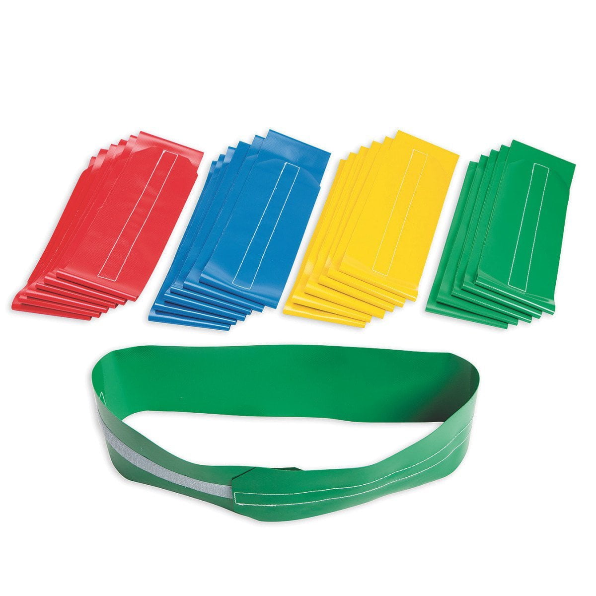 Waist Pinnies (set of 6)-RED, Adjustable vinyl pinnies fit comfortably ...