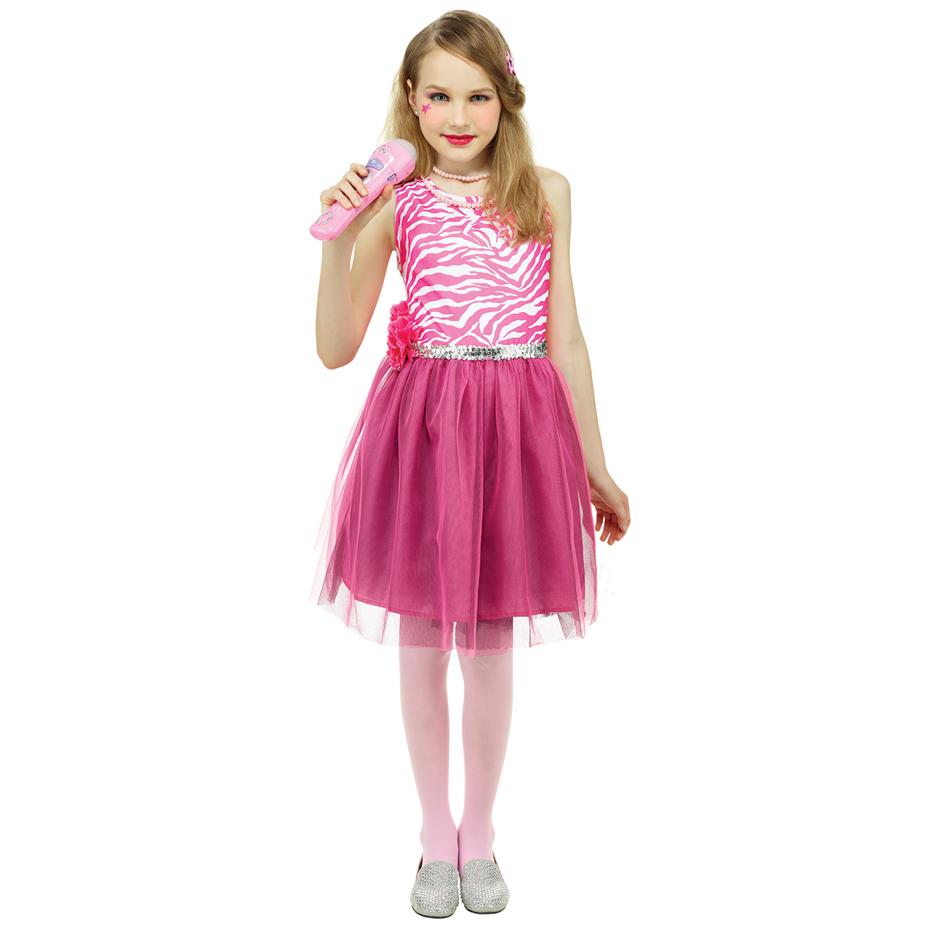 80 s Pop Star Kids Dress Girls Dress Up Cosplay Costume L Walmart 80 s Pop Star Kids Dress Girls Dress Up Cosplay Costume L Walmart