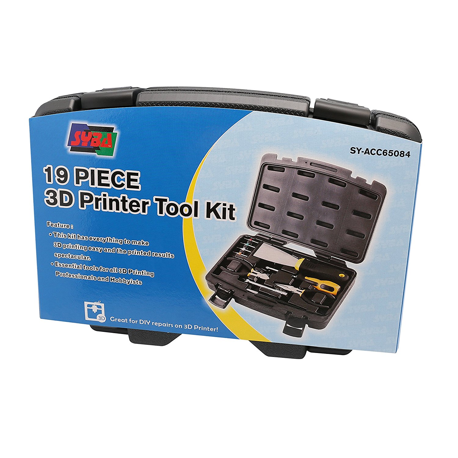 Syba SY-ACC65084 19 Pieces 3D Printer Print Removal Tool Kit - Walmart.com