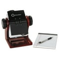 Rolodex Wood Tones Open Rotary Business Card File Holds 400 2 5/8 x 4 ...
