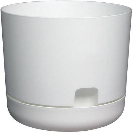 10" Self-Watering White Oasis Planter | Walmart Canada