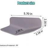 2 Piece Rubber Soap Dish No Drilling Self Draining Soap Disk for ...