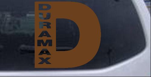 Duramax D Sticker