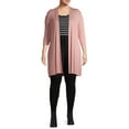 Ella Samani Women's Plus Size Lightweight Cardigan with Long Sleeves ...