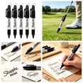 CCOCC Mini Permanent Markers with Golf Keychain Clips,Fine Point,Black ...