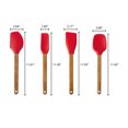 The Pioneer Woman 4-Piece Silicone Spatula Set, Red - Walmart.com