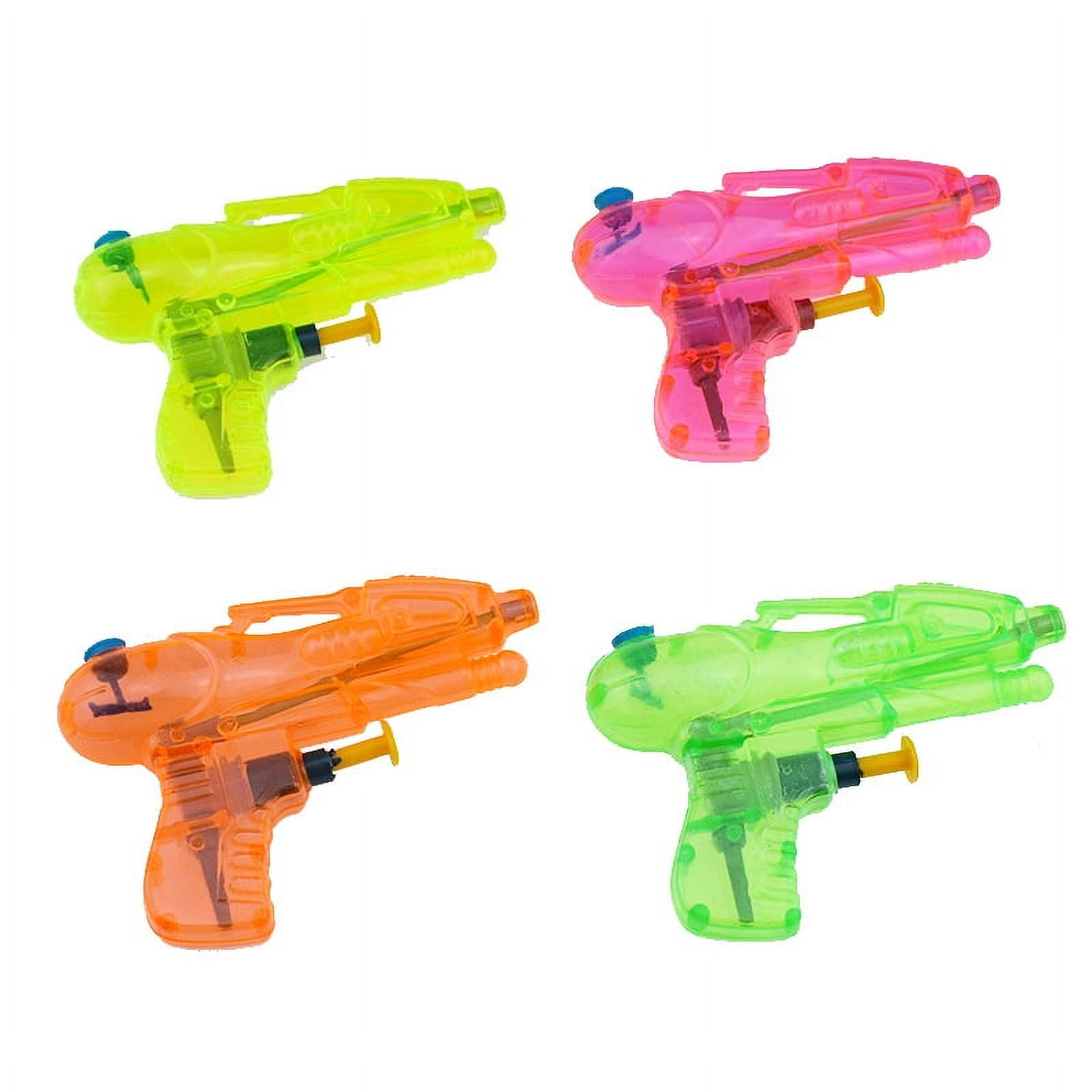 Pistolas de agua, 8 piezas Colores aleatorios Pistola de agua pequeña transparente, Pistola de ...