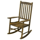 ZENSTYLE Rocking Chair High Back Wooden Rocker Chair for Porch Lawn ...