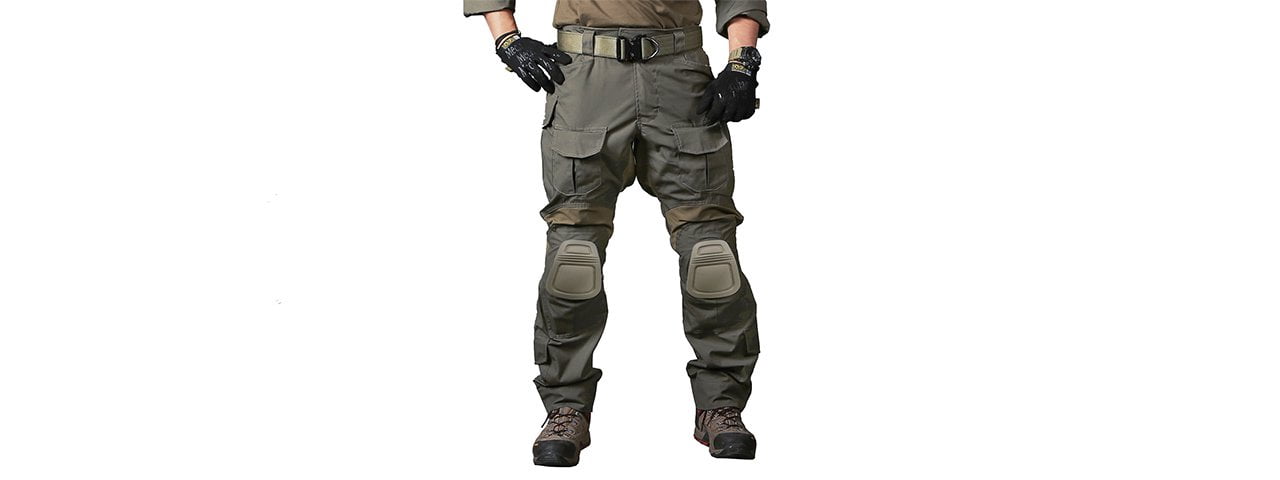 Emerson Gear Blue Label BDU Assault Pants With Knee Pads ( Ranger Green ...