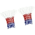 HOZHANI Heavy Duty 2Pcs Tri-Colored Basketball Nets 50cm 19.68in ...