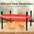 Electric Chick Brooder Heating Plate Adjustable Height Chick Cage ...