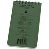 Rite in the Rain Weatherproof Top-Spiral Notebook, 3" x 5", Green Cover ...