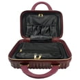 Hard Shell Cosmetic Travel Case, Burgundy, 1 Count - Walmart.com