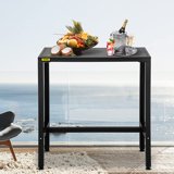 Best Choice Products Portable Pop-Up Bar Table for Indoor/Outdoor ...
