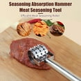 Uawhw Rolling Hammer Meat Tenderizer Roller Rolling Hammer Stainless