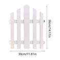 Plastic Garden Fence Border - Lightweight Decorative Landscape Edging ...