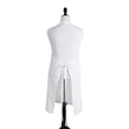 DII Modern Style 100 Percent Cotton XL Chef Apron in White Finish ...