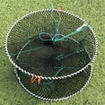 Opolski Folding Round Shape Crab Crayfish Fishing Net Cage Shrimp ...