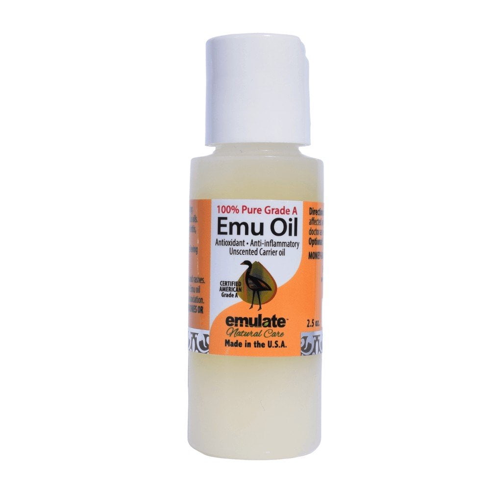 emulate Natural Care 100% Pure American EMU Oil 2.5 oz Oil - Walmart.com