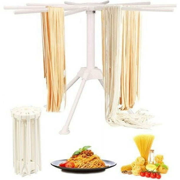 Escurridor de pasta casero con 10 asas de barra plegables, para hacer ...