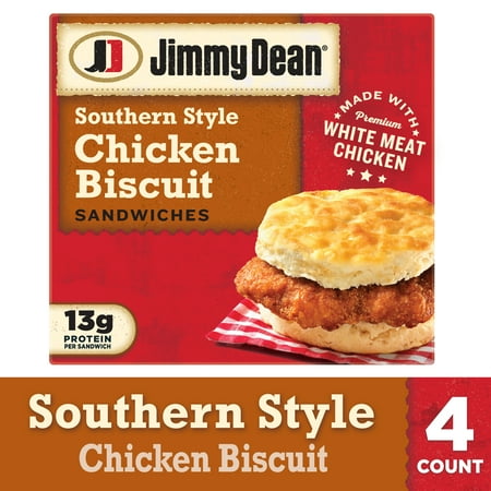 Jimmy Dean Biscuit Breakfast Sandwiches with Southern-Style Chicken ...