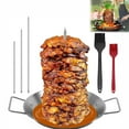Stainless Steel Vertical Spit for Oven/grilling,Removable Brazilian ...
