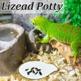 10Pcs Leopard Gecko Potty Pad Plastic Potty Latrine/Plate Reptile ...