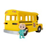 CoComelon Official Yellow JJ School Bus with Sound, 10IN Feature ...