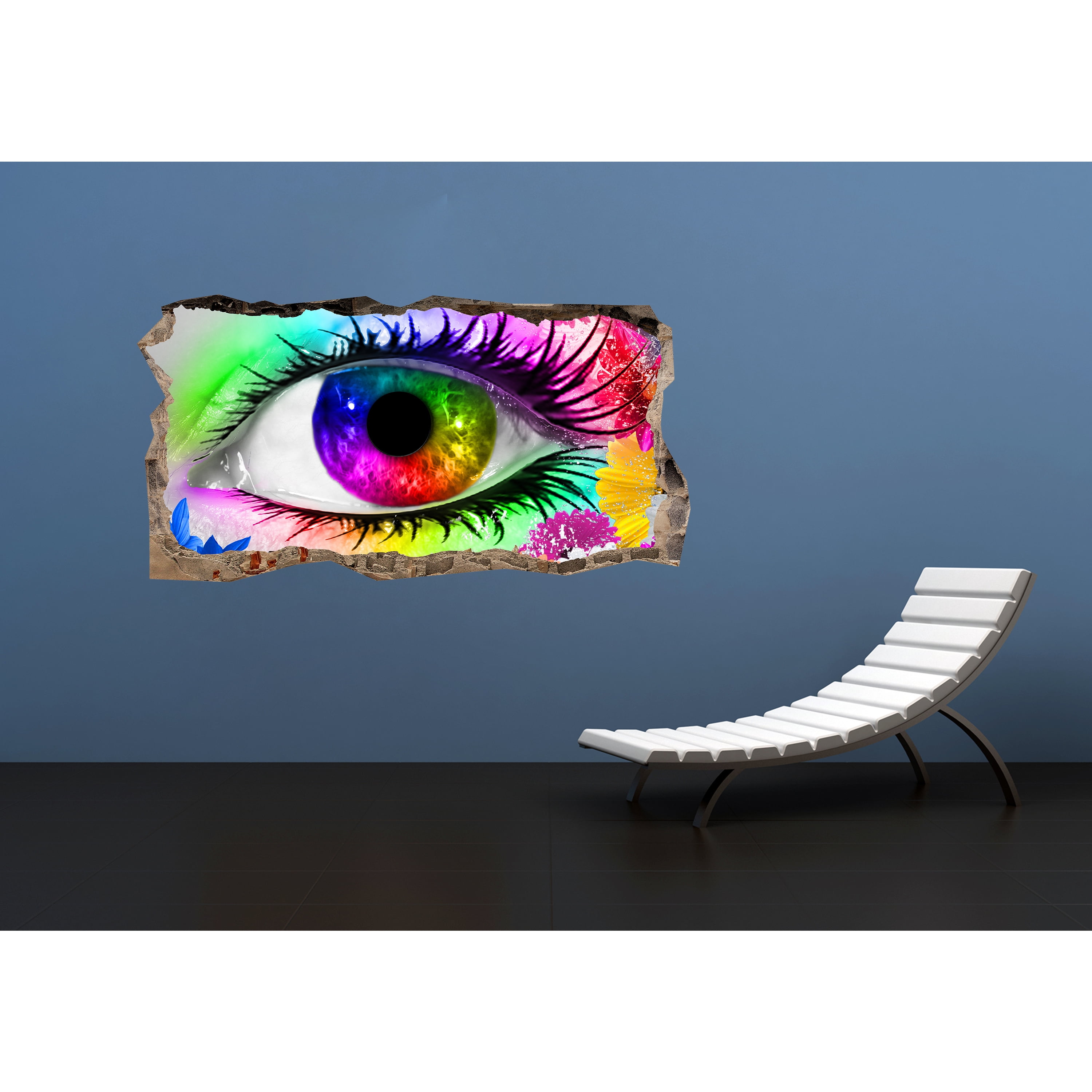 Startonight 3D Mural Wall Art Photo Decor Eye Origin Amazing Dual View ...