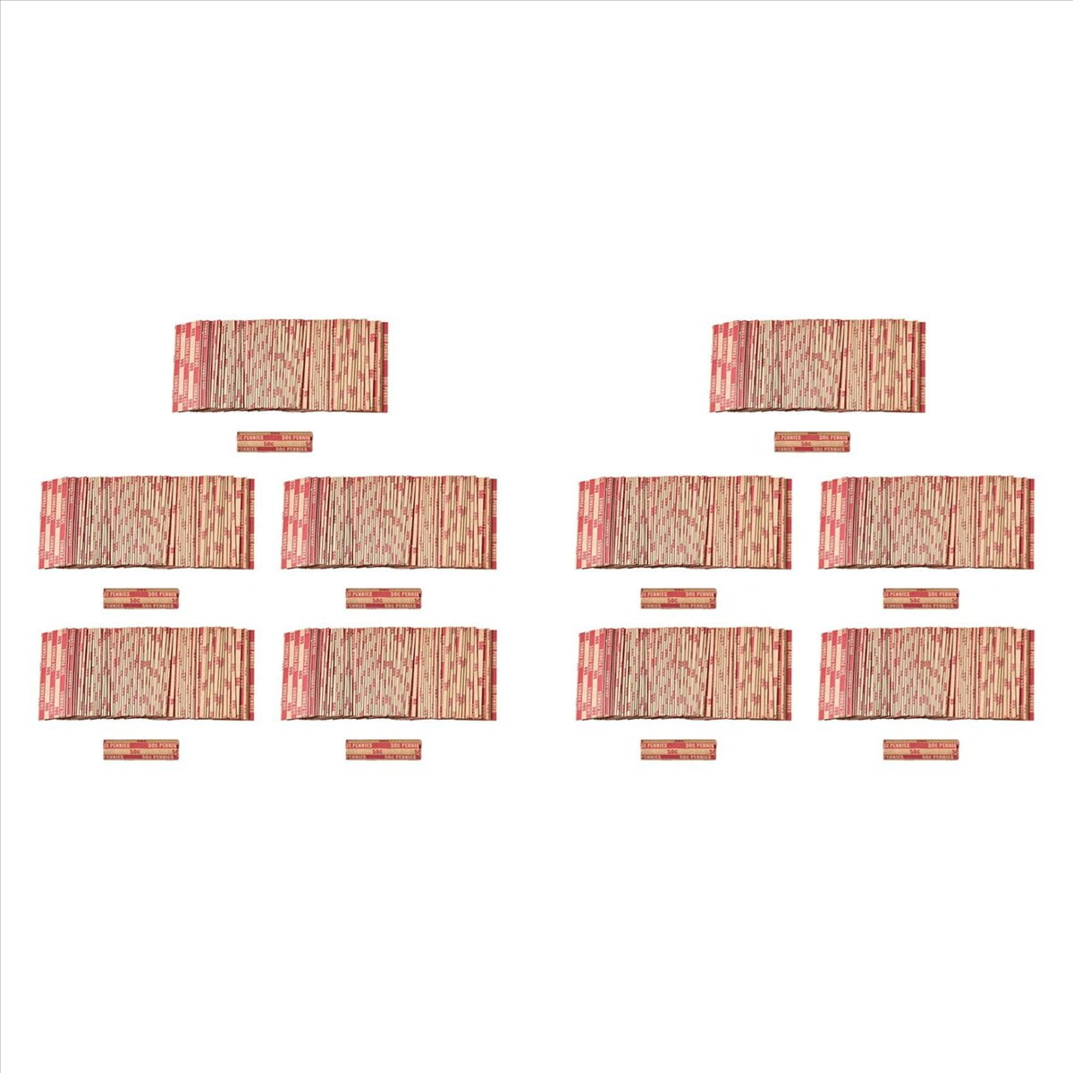 Click here for Unbranded Penny Coin Wrappers Penny Sleeves Flat P... prices