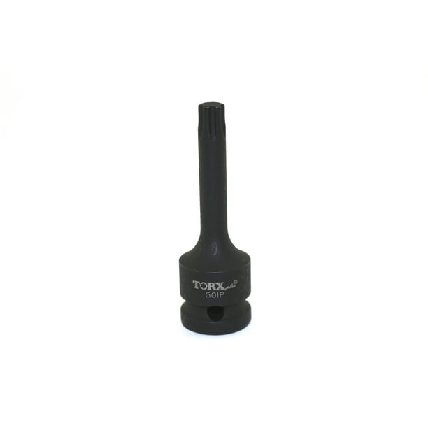 TEMO IP50 3 Inch (76 mm) Long Black Impact Torx Plus 6 Point Socket Bit ...