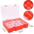 Plastic Creative Options Storage Containers with Adjustable Dividers ...