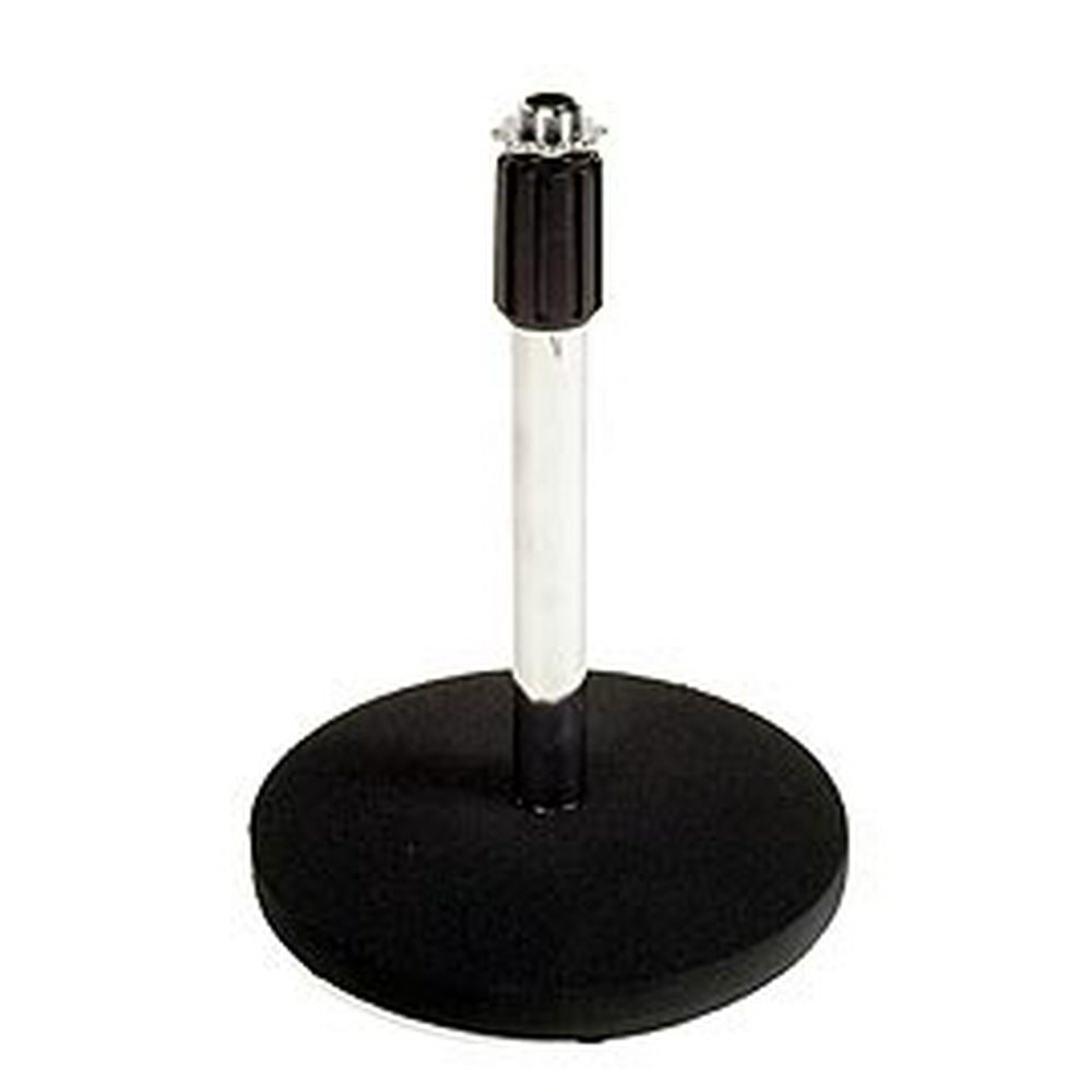 Peavey TABLE TOP MIC STAND With Height Adjustment Clutch Chrome Shaft ...
