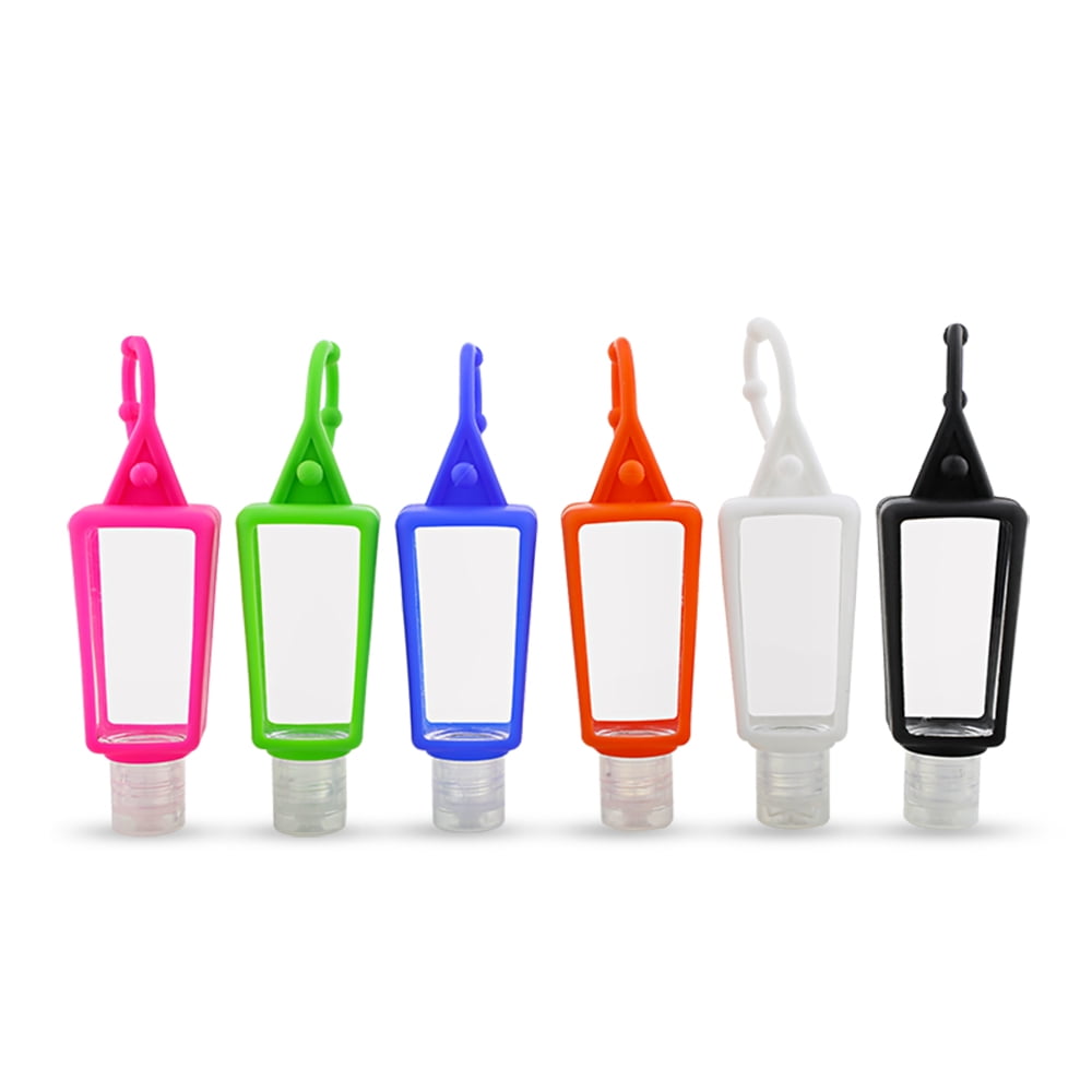 Hand Sanitizer Empty Split Bottle Silicone Case Portable Hanging Gel ...
